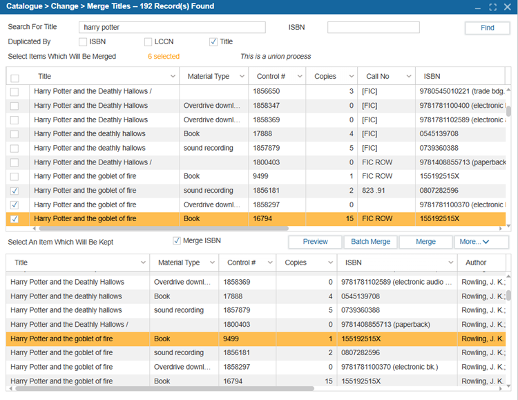 Change | ILS Documentation