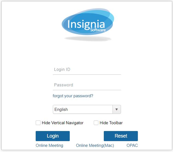 Starting Insignia Library System | ILS Documentation
